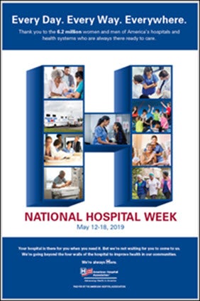 2019 National Hospital Week: May 12-18 | AHA